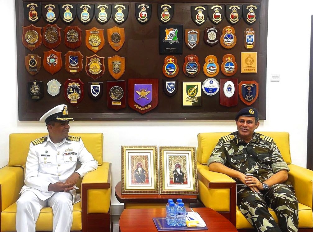 PAK NAVY Stealth Warship PNS ASLAT Visits Salalah Port Oman As Part Of ...