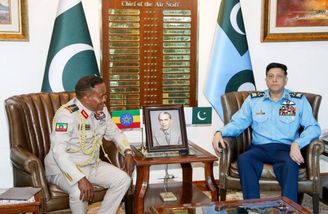 Commander Ehtiopian Air force Lieutenant General Yilma Merdassa And PAK ...